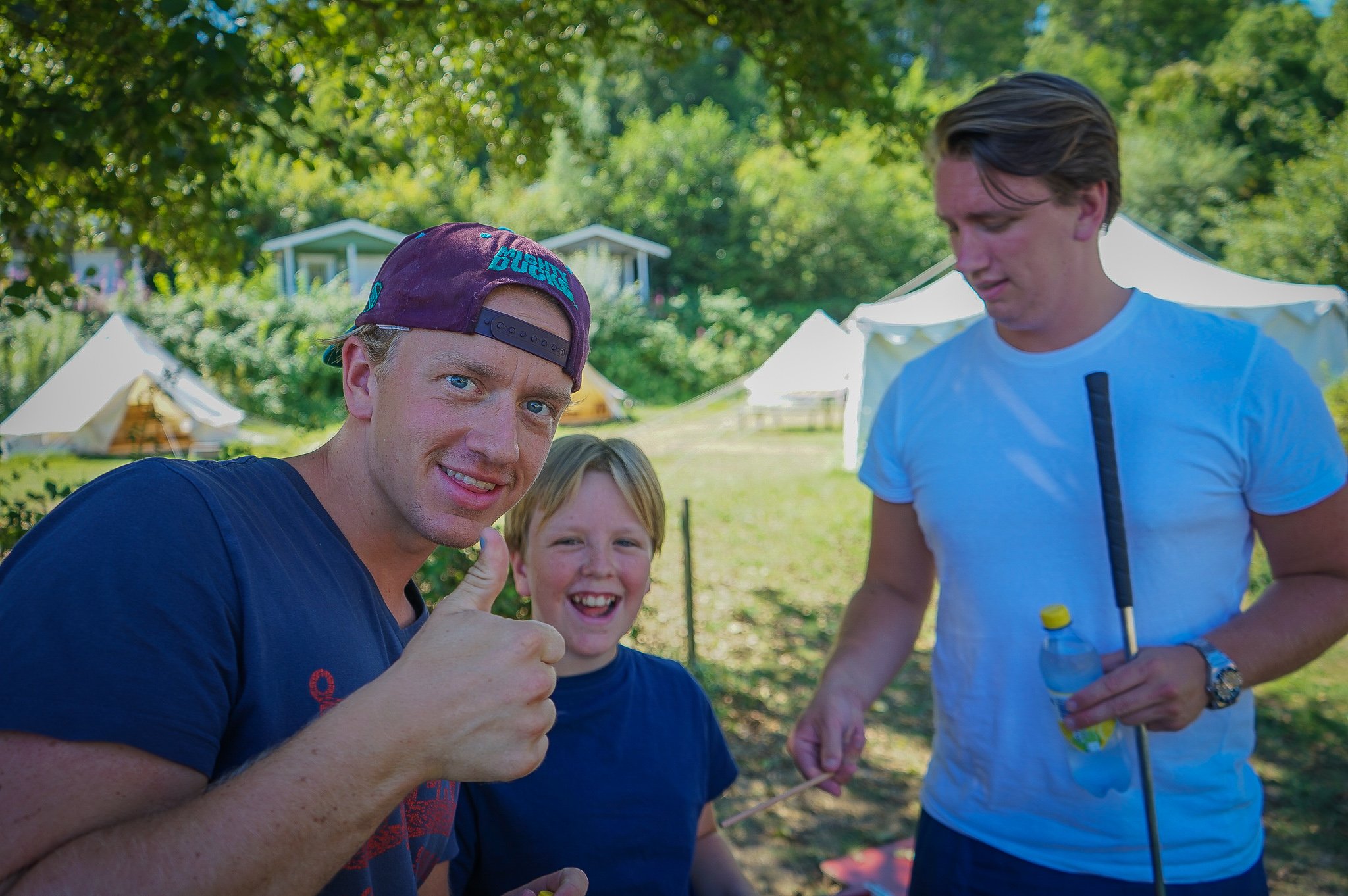 Cabin, glamping, camping in tents at the best camping on Ven in Skåne